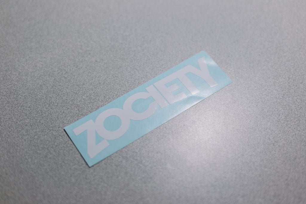 ZOCIETY V2 Windshield Banner + Side Window Decal – Zociety