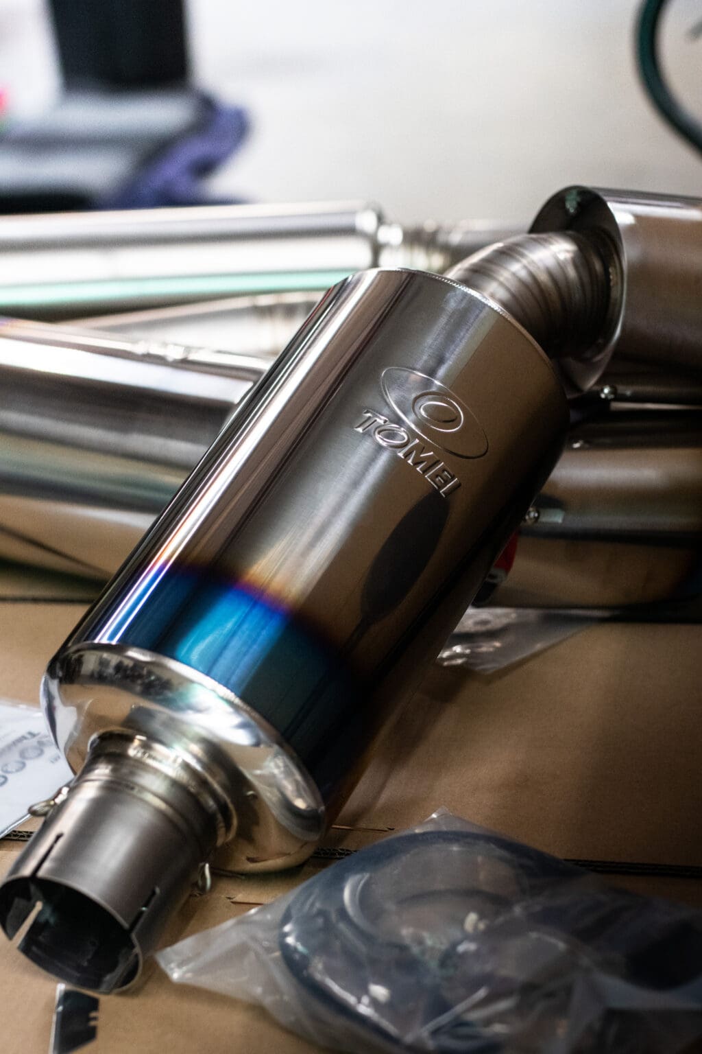 TOMEI TI RACING TITANIUM DUAL MUFFLER EXHAUST – NISSAN 350Z – Zociety