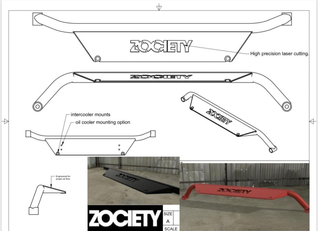 ZOCIETY Datsun 240Z | 260Z | 280Z | 280ZX Front Core Support Bar – Zociety