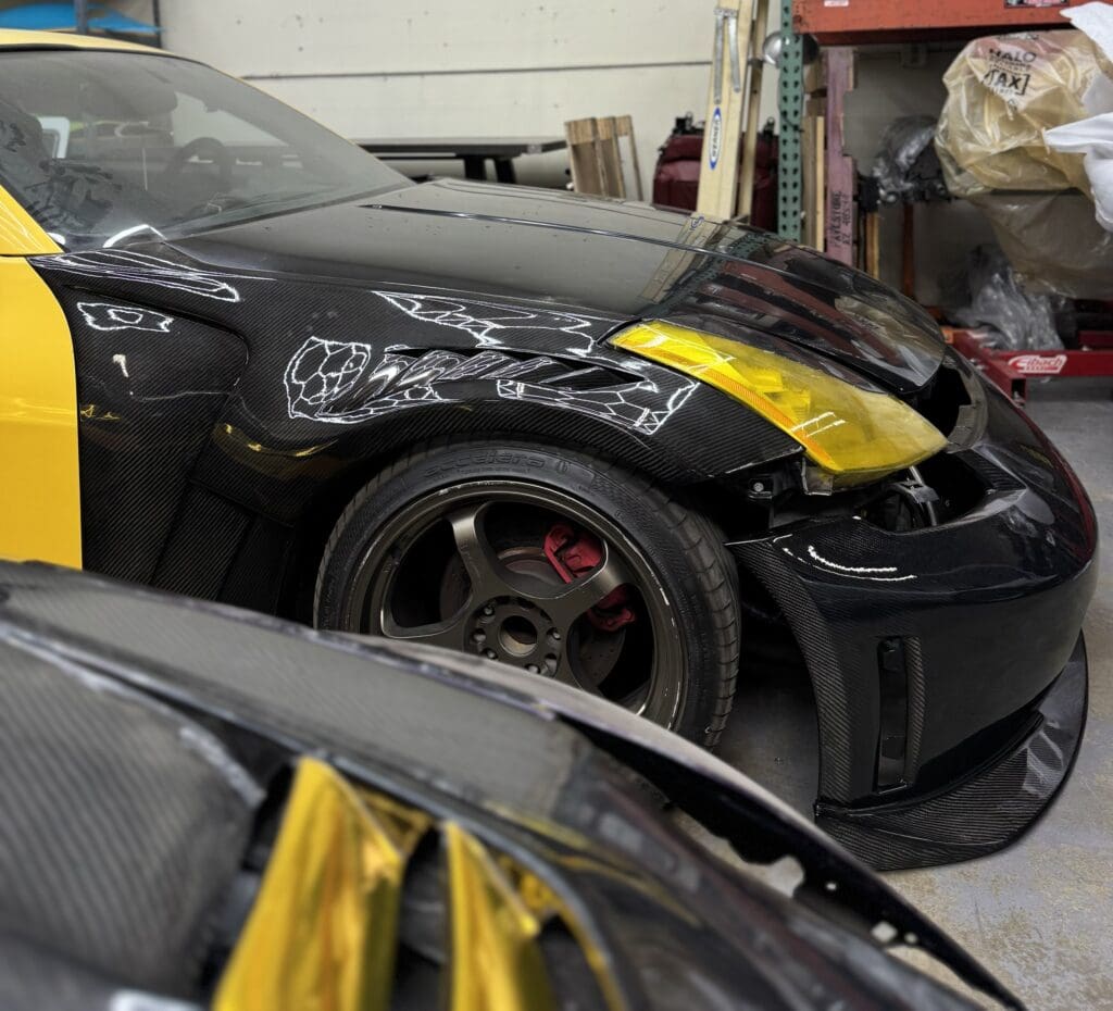350Z CARBON FRONT KIT – Zociety